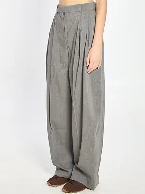 Jacquemus Pleated Wide-leg Trousers