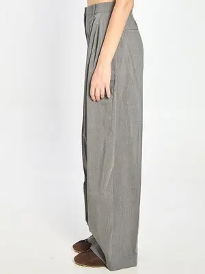 Jacquemus Pleated Wide-leg Trousers