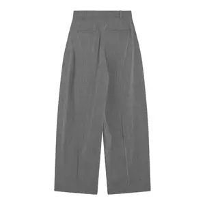 Jacquemus High Rise Pleated Wide Leg Trousers
