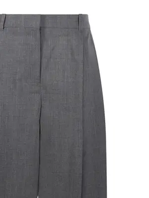 Jacquemus High Rise Pleated Wide Leg Trousers