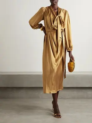 Zimmermann Bow Detail Midi Dress