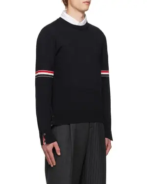 Thom Browne Striped Merino Wool Pullover
