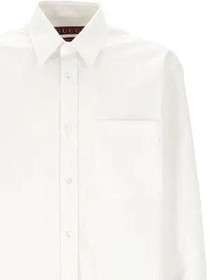 Gucci Collared Long-sleeve Shirt
