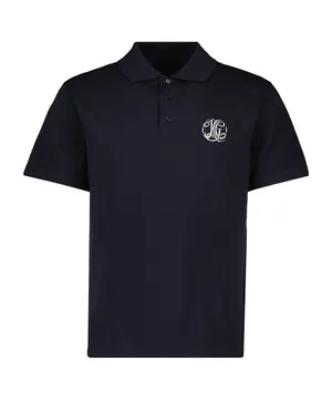 Givenchy Logo-jacquard Short-sleeved Polo Shirt - Black