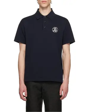 Givenchy Logo-jacquard Short-sleeved Polo Shirt - Black