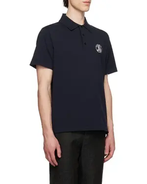 Givenchy Logo-jacquard Short-sleeved Polo Shirt - Black