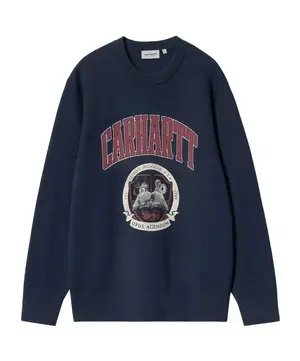 Carhartt Work In Progress College Logo Pullover