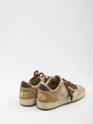 GOLDEN GOOSE Ball Star Lace-up Sneakers - Nude