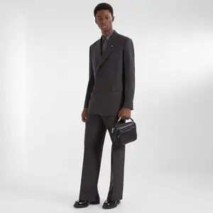 Fendi Shadow Diagonal Duo Camera Messenger Bag - Black