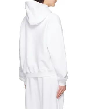 Alexander Wang Distressed Logo Hoodie
