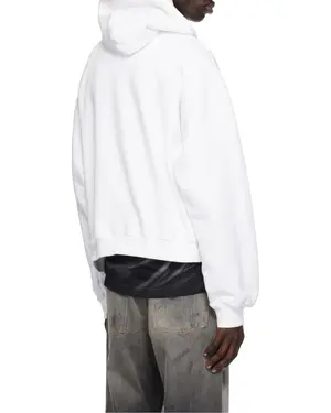 Alexander Wang Distressed Logo Hoodie