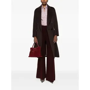 Max Mara Angus Double-breasted Coat - Brown
