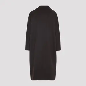 Max Mara Angus Double-breasted Coat - Marrone