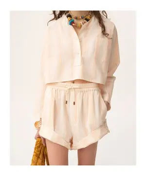 Chloé Striped Drawstring Shorts