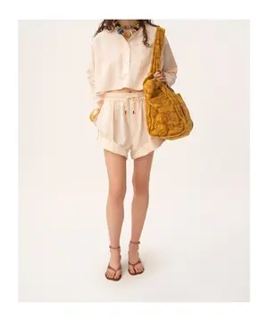 Chloé Striped Drawstring Shorts