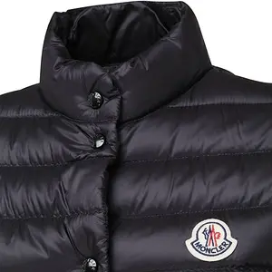 Moncler Liane Padded Button-up Gilet - Black