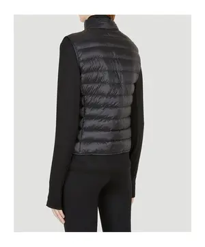 Moncler Liane Padded Button-up Gilet - Black