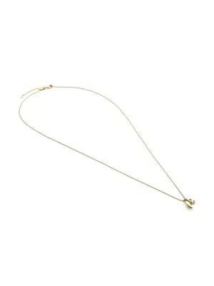 JIMMY CHOO Embellished Pendant Necklace - Yellow