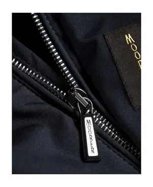 MOORER Technical Gabardine Coat With Detachable Hood