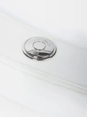Jacquemus The Ovalo Clutch Bag - White