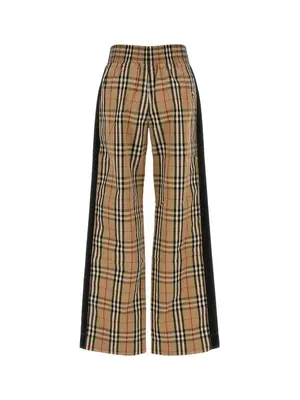 Burberry Straight-leg Checked Trousers