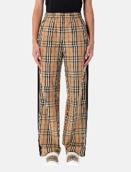 Burberry Straight-leg Checked Trousers