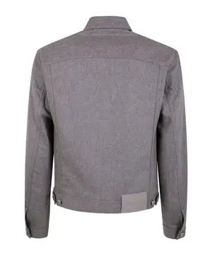 Jacob Cohen Buttoned Pocket Shirt Jacket - Grey