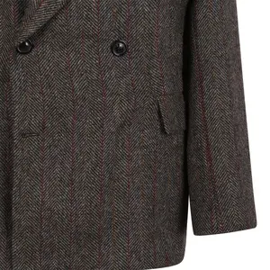 MAISON MARGIELA Herringbone Double-breasted Blazer