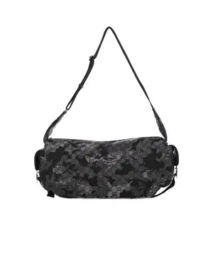 Gucci Gg Monogram Crossbody Bag - Gray/black