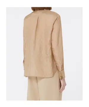Max Mara Eloisa Long Sleeve Shirt - Sand-colored