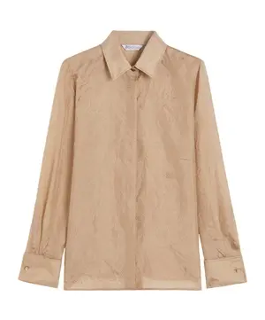 Max Mara Eloisa Long Sleeve Shirt - Sand