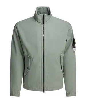 Stone Island Stand Collar Zip-up Jacket