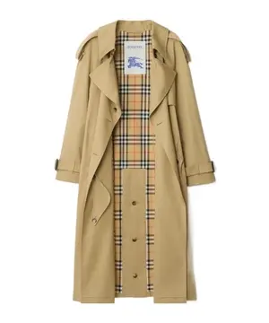 Burberry Long Fitzrovia Gabardine Trench Coat
