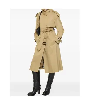Burberry Long Fitzrovia Gabardine Trench Coat