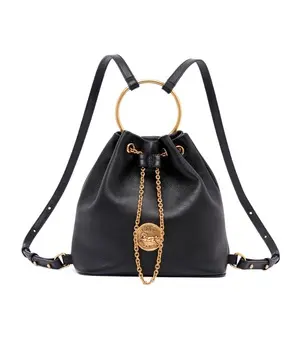 Chloé Grained Buffalo Leather Bracelet Backpack