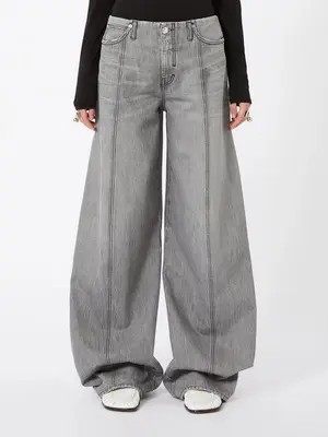 Sportmax Wide-leg Jeans - Gray