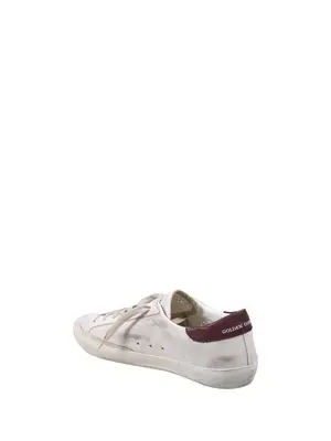 GOLDEN GOOSE Super Star Low-top Sneakers - White/red