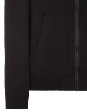 Stone Island High-neck Zip-up Jacket - Black