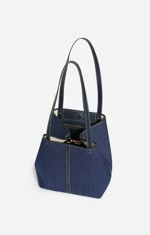 Vanessa Bruno Small Daily Tote Bag - Denim