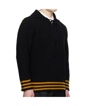 BODE Striped Knit Sweater