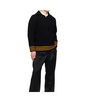BODE Striped Knit Sweater