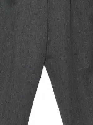 LOW BRAND Straight-leg Casual Pants With Button Fly - Black