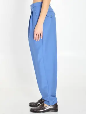 Celine Montauk Trousers In Mohair Wool