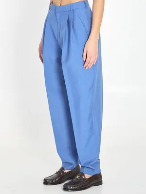 Celine Montauk Trousers In Mohair Wool