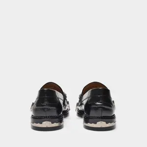 TOGA VIRILIS Studded Leather Loafers