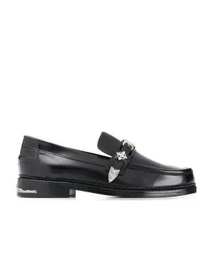 TOGA VIRILIS Studded Leather Loafers - Black