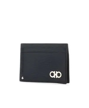 FERRAGAMO Logo Wallet - Deep Ocean