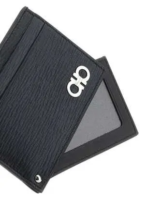 FERRAGAMO Logo Wallet - Deep Ocean
