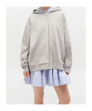 GANNI Teddy Bear Graphic Zip Hoodie