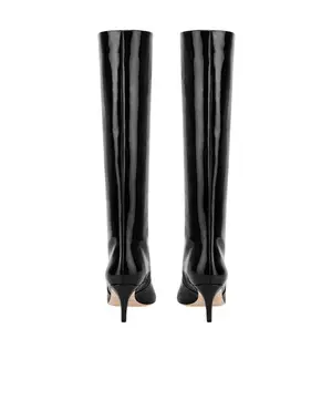 Paris Texas 60mm Pointed-toe Knee-high Boots - Black